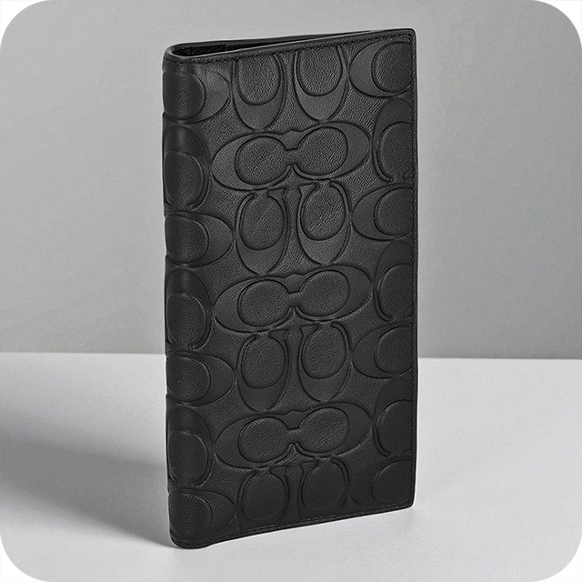 コーチ 長財布 メンズ ブランド COACH レザー CW356 BK BK ブラック ウォレット 高級 おしゃれ プレゼント 実用的