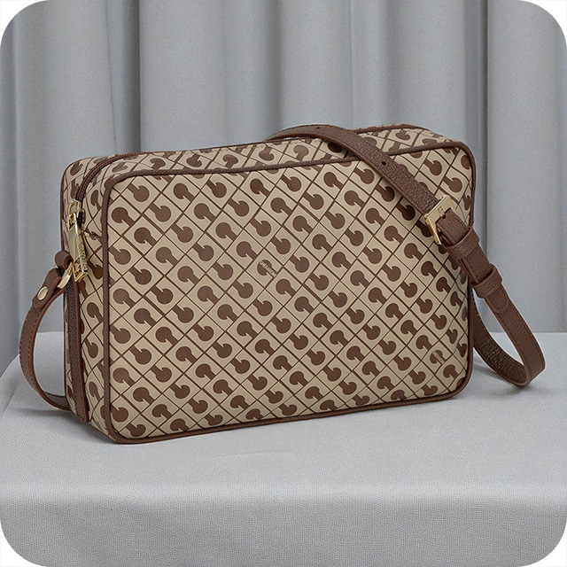 ゲラルディーニ ショルダーバッグ レディース ブランド GHERARDINI GHB0112 TA/BU ベージュ/ブラウン 斜めがけ 高級 おしゃれ プレゼント 女性 実用的 かわいい