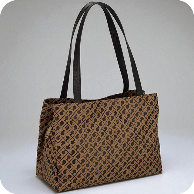 ゲラルディーニ トートバッグ レディース ブランド GHERARDINI GH0222 TOFFE ブラウン/ブラック 軽量 手提げ 高級 おしゃれ プレゼント 女性 実用的 かわいい