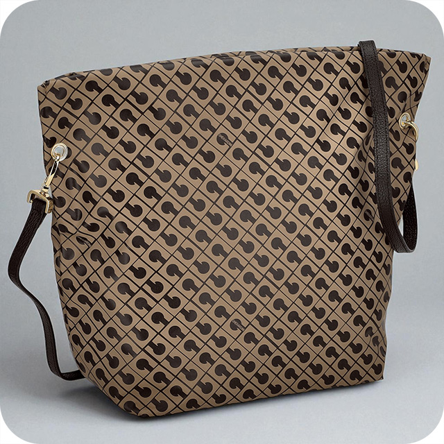 ゲラルディーニ ショルダーバッグ レディース ブランド GHERARDINI GH0311 TOFFE ブラウン/ブラック 斜めがけ 高級 おしゃれ プレゼント 女性 実用的 かわいい