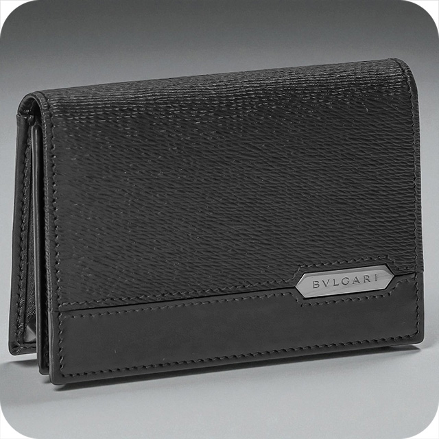 ブルガリ 名刺入れ メンズ ブランド BVLGARI 284223 BLK ブラック 高級 おしゃれ プレゼント 実用的