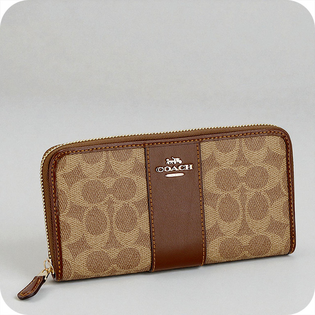 コーチ 長財布 レディース ブランド COACH CCQ07 IMXHE ブラウン ウォレット 高級 おしゃれ プレゼント 実用的