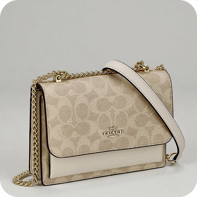 コーチ ショルダーバッグ レディース ブランド COACH CW206 IMXDM ライトベージュ/ホワイト 斜めがけ 高級 おしゃれ プレゼント 女性 実用的 かわいい