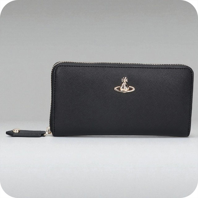 ヴィヴィアン・ウエストウッド 長財布 レディース ブランド Vivienne Westwood 5106005BW-S0021 ブラック ウォレット 高級 おしゃれ プレゼント 実用的