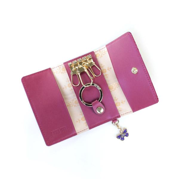 アナスイ ANNA SUI レディース キーケース キーリング ブランド 本皮