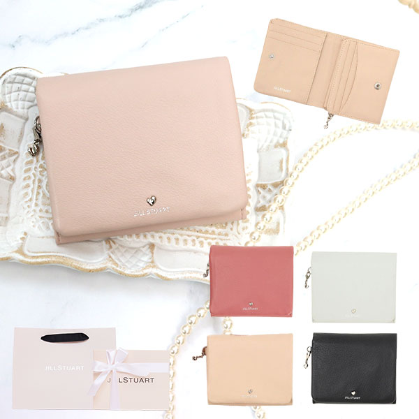 ジルスチュアート JILLSTUART 財布 二つ折り内BOX財布 レディース エンジェル ハート 本革 JSLW3CS2 喜ばれるギフト