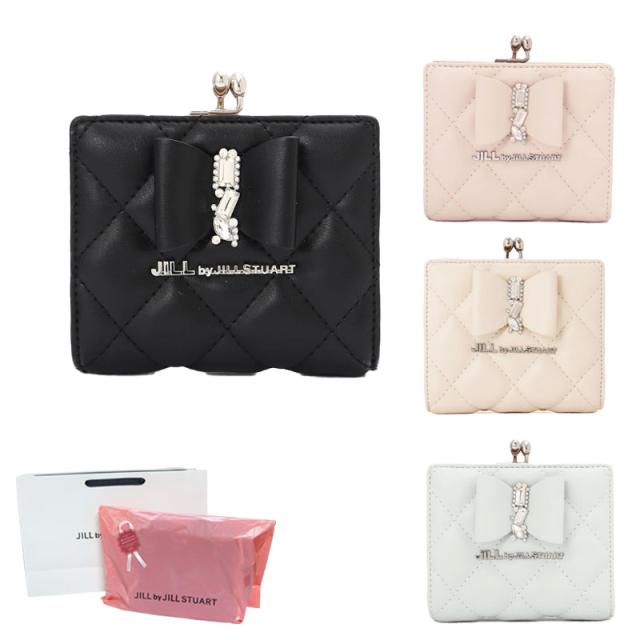 ジルバイジルスチュアート 財布 がま口 二つ折り財布 RIBBON キルト ウォレット JILLbyJILLSTUART 1255287014 かわいい おしゃれ プレゼント 学生 社会人 祝 嬉しい 彼女 娘 ジルバイ ジル