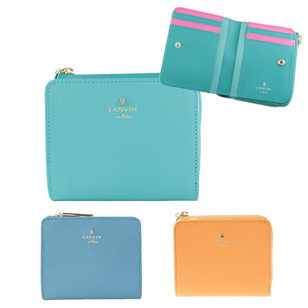 ランバンオンブルー LANVIN en Bleu 財布 2つ折り財布 リュクサンブールカラー 482023