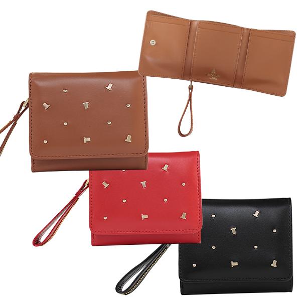 【期間限定SALE！値下げ中】ランバンオンブルー LANVIN en Bleu 財布 三つ折り財布 ノルヴァン 482592 本革 レザー LANVIN en Bleu ブランド専用BOX付き