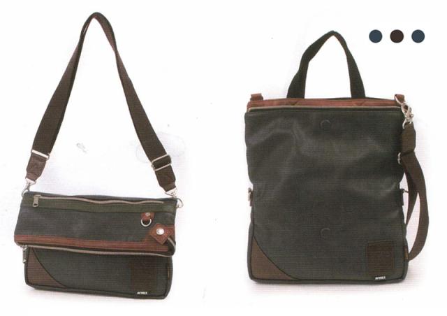 AVIREX STUART SERIES [ AX5003 2WAY TOTO SHOULDER BAG @7500] アビレックス トート ショルダー バッグ 【正規代理店商品】