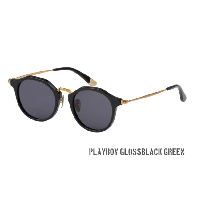 SABRE EYEWEAR SUNGLASS  [ FURY PLAYBOY GLOSSBLACK/GREEN JAPAN FIT @19000] サングラス  【正規代理店商品】