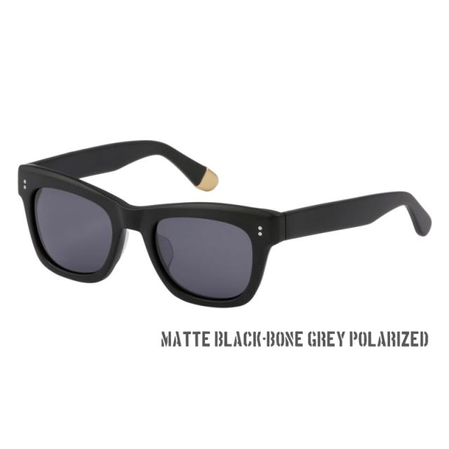 SABRE EYEWEAR SUNGLASS  [ RAMBLER MATTE BLACK-BONE/GREY POLARIZED JAPAN FIT @19000] サングラス  【正規代理店商品】