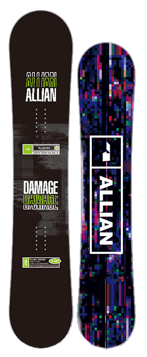 ALLIAN BOARD [ DAMAGE @68000] アライアン スノーボード 【正規代理店商品】【送料無料】