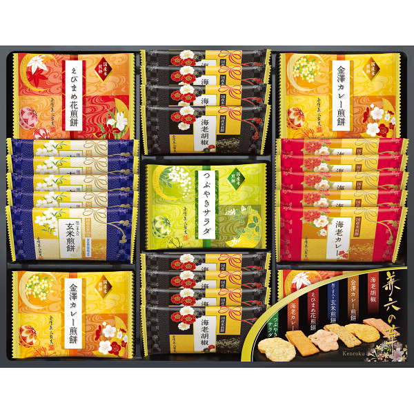 金澤兼六製菓 兼六の華 KRN-20 A31 ラッピング無料 のし無料 メッセージカード無料 ギフト 和菓子 おかき せんべい 米菓 内祝い お返し の通販はau PAY マーケット ...