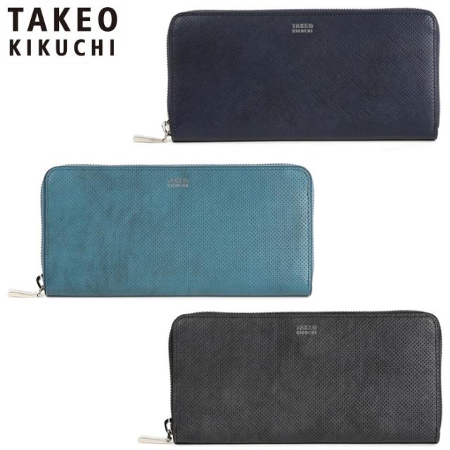 TAKEO KIKUCHI タケオキクチ タケオ キクチ オルフェーノ ラウンドファスナー長財布 752606 ikt02