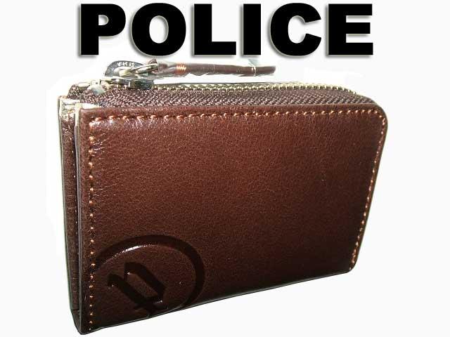 POLICE ポリス バッファローシリーズ ラウンドファスナー式小銭入れ ケース
