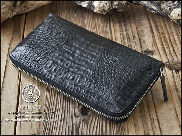 ゴダン GODANE spcw8017cp クロコ ラウンド長財布