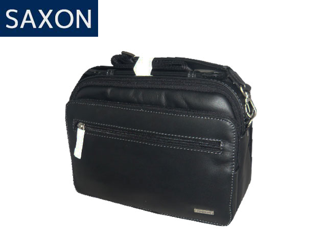 サクソン SAXON 牛革 型ハンドル付きショルダーバッグ  5045 swan13