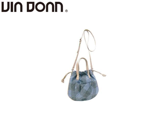 Viadoan ヴィアドアン Indigo インディゴ 麻 牛革 ショルダーバッグ 2422 via45