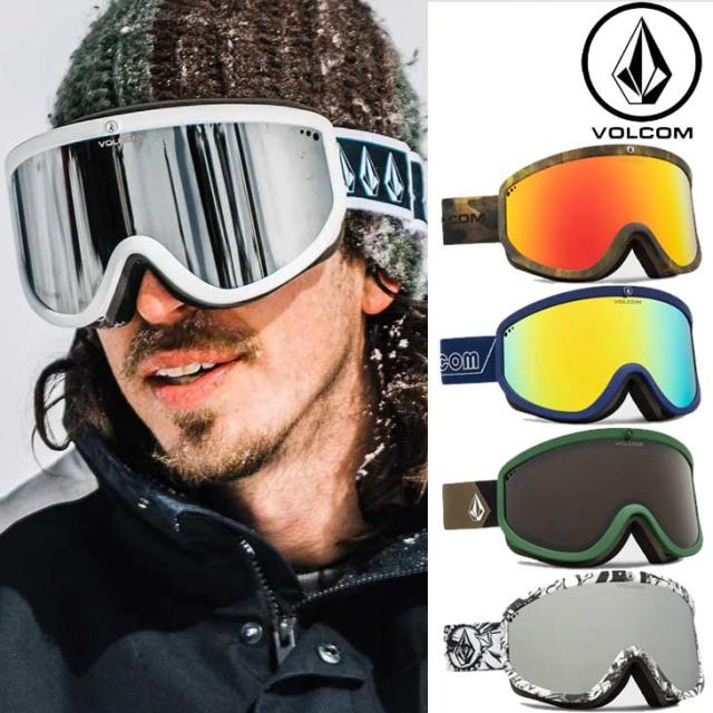 スノボ ゴーグル VOLCOM ボルコム 22-23 型落ち Footprints Goggle フットプリント 【ラバーストラップ ...