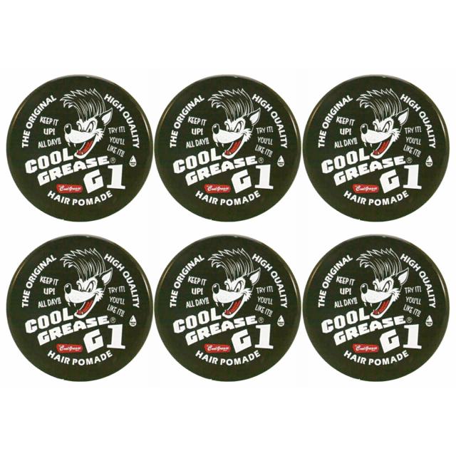 [セット]ファインコスメティックス クールグリースG1 210g×6個[ワックス/スタイリング剤/阪本高生堂][送料無料] (6060467-set2)