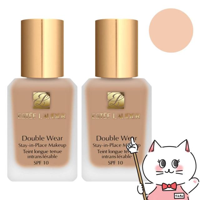 [2個セット]エスティローダー ダブルウェア ステイインプレイスメークアップ 30ml×2個 #17 #1W1 (ボーン) SPF10[送料無料](6010642-set2)[リキッドファンデーション][ESTEE LAUDER]