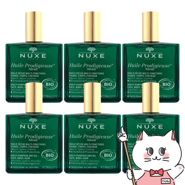 [6個セット]ニュクス プロディジューネロリオイル 100ml×6個[ボディオイル ヘアオイル フェイスオイル][送料無料] (6048855-set6)