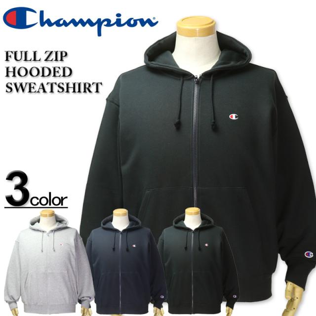 大きいサイズ Champion(チャンピオン) スウェット フルジップパーカー 3L 4L 5L/BW-C3-W104L