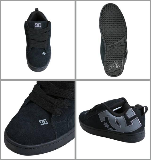 大きいサイズ DCSHOES スニーカー (COURT GRAFFIK SE) ブラック×グレー 30cm 31cm 32cm/1240-5316-1-105