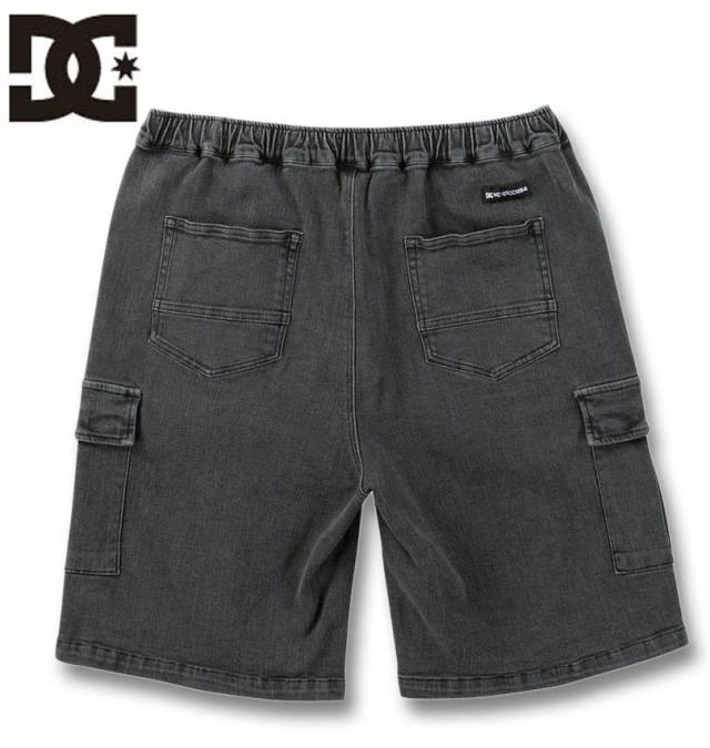 大きいサイズ DCSHOES 25 WIDE CARGO デニム ハーフパンツ ブラックデニム 3L 4L 5L 6L/1274-5235-2-108
