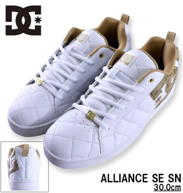大きいサイズ DCSHOES スニーカー ALLIANCE SE SN ホワイト×ベージュ 30cm/1240-5271-1-110