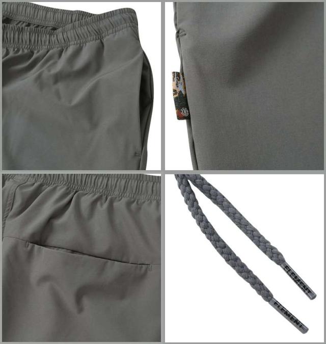 大きいサイズ ELEMENT WATER ハーフパンツ グレー 3L 4L 5L 6L/1274-5285-1-118