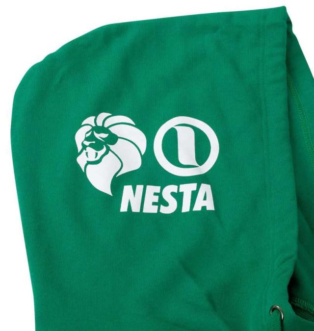 大きいサイズ NESTA BRAND 裏毛 フルジップ パーカー グリーン 3L 4L 5L 6L 8L/1278-4366-1-118