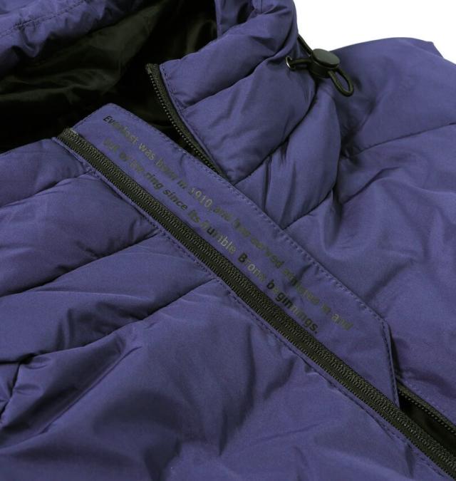 大きいサイズ EVERLAST 脇切替 防風 フード ベスト ネイビー 3L 4L 5L 6L/1273-5391-3-120