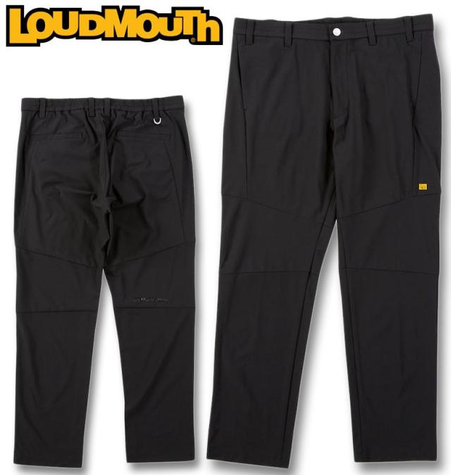 大きいサイズ LOUDMOUTH 8WAY ストレッチ ゴルフ ロングパンツ ブラック 100cm 105cm 110cm 115cm 120cm/1274-5255-1-220