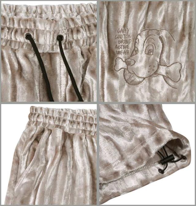 大きいサイズ GALFY ベルボア 上下セット ゴールド 3L 4L 5L 6L/1258-4383-1-228