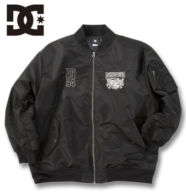 大きいサイズ DCSHOES 25 FLIGHT ジャケット ブラック 3L 4L 5L 6L/1273-5366-2-228