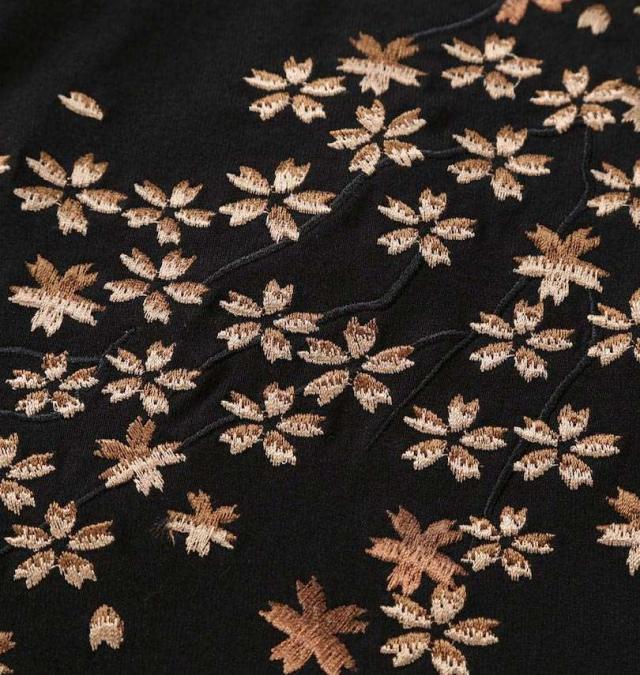 大きいサイズ 絡繰魂 風神雷神 琥珀 半袖 Tシャツ ブラック 3L 4L 5L 6L/1258-5252-1-138