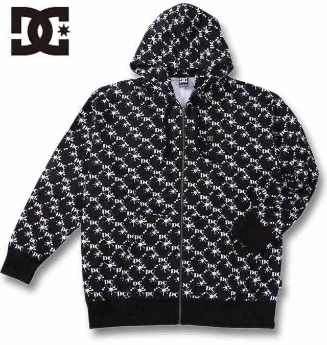 大きいサイズ DCSHOES 25MONO フルジップパーカー ブラック 3L 4L 5L 6L/1278-5111-2-138