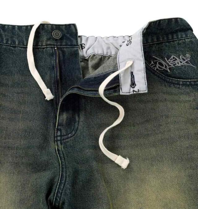 大きいサイズ SEQUENZ ウォッシュド デニムパンツ ネイビー 3L 4L 5L 6L/1254-5340-1-148