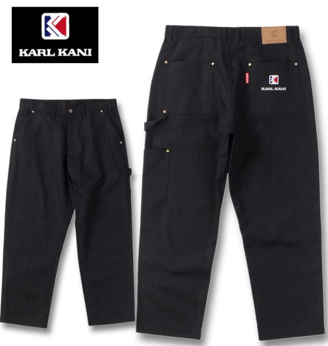 大きいサイズ KARL KANI ダックパンツ ブラック 100cm 110cm 120cm 130cm 140cm 150cm/1274-4341-2-148