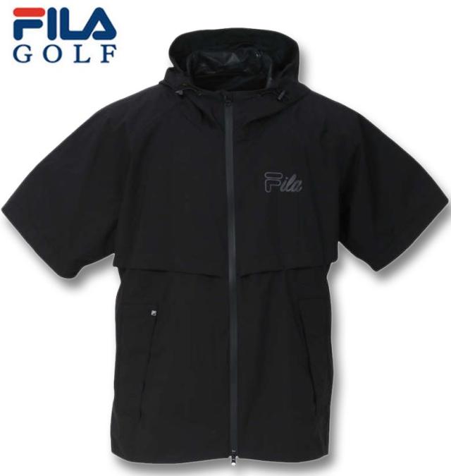 大きいサイズ FILA GOLF レインウェアセット ブラック 3L 4L 5L 6L/1276-3330-2-360