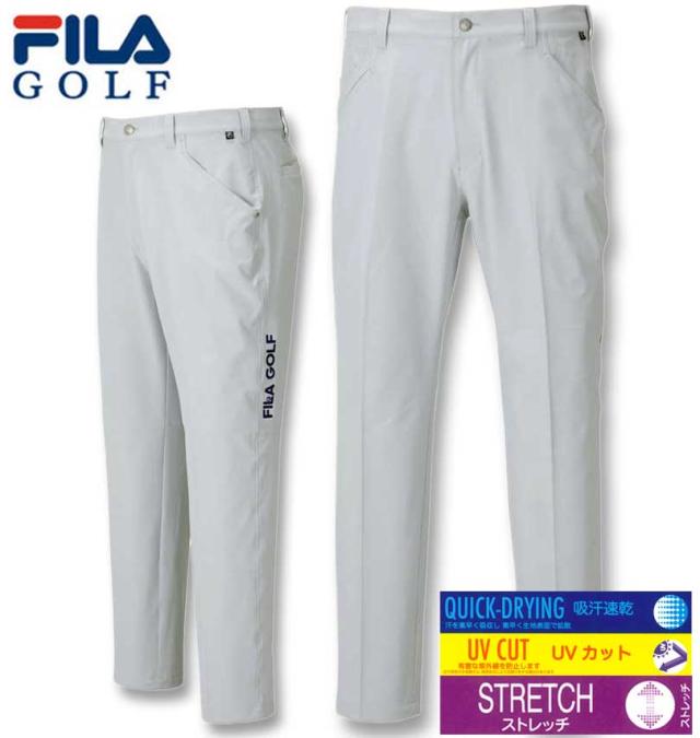 大きいサイズ FILA GOLF 多機能ポケット ストレッチ テーパードパンツ ライトグレー 100cm 105cm 110cm 115cm 120cm 130cm/1274-4230-1-168