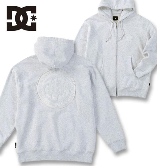 大きいサイズ DCSHOES 25 HIDDEN フルジップ パーカー モクグレー 3L 4L 5L 6L/1278-5317-1-168