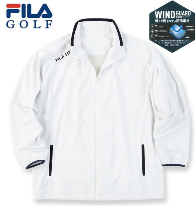 大きいサイズ FILA GOLF 4WAY ライトボンディング ブルゾン ホワイト 3L 4L 5L 6L/1273-5320-1-170