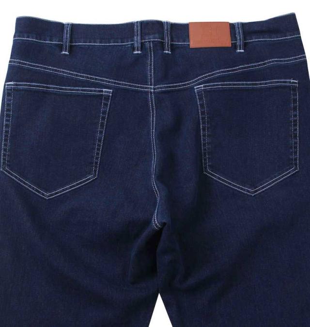 大きいサイズ H by FIGER ストレッチデニムパンツ ブルー 100cm〜160cm/1264-3100-3-79