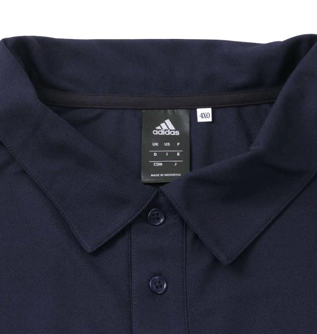 大きいサイズ adidas(アディダス) 半袖ポロシャツ レジェンドインク 3XO〜8XO/1278-2282-3-79