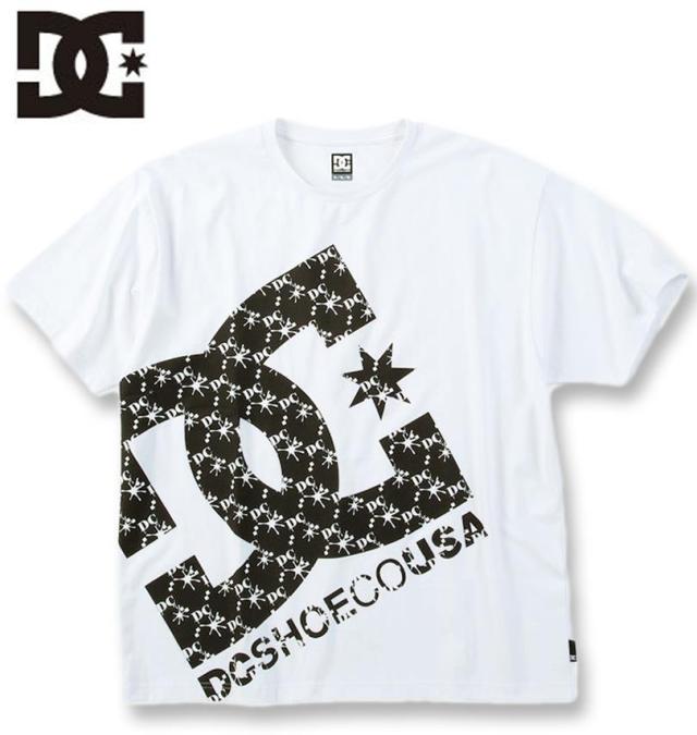 大きいサイズ DCSHOES 25 MONO BIG STAR 半袖 Tシャツ ホワイト 3L 4L 5L 6L/1278-5270-1-79
