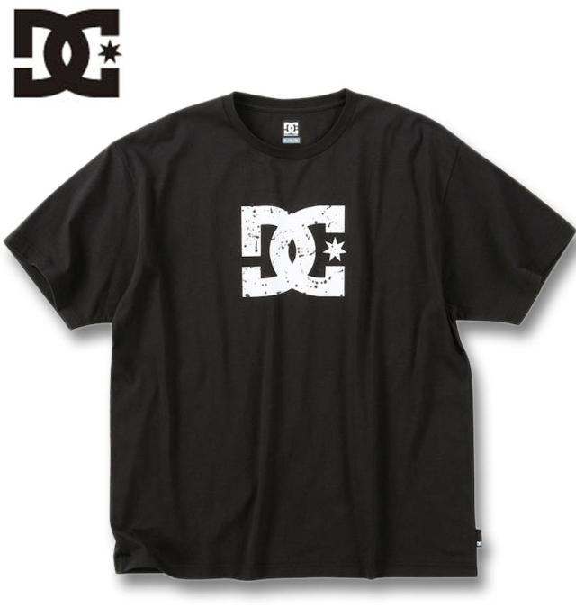 大きいサイズ DCSHOES 25 SPLASH LOGO 半袖 Tシャツ ブラック 3L 4L 5L 6L/1278-5271-2-79
