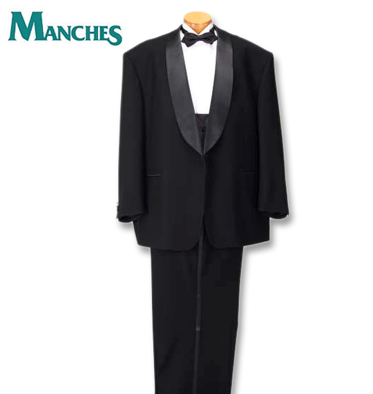 大きいサイズ MANCHES タキシード ブラック 4L 5L 6L 7L 8L/1272-0320-1-598